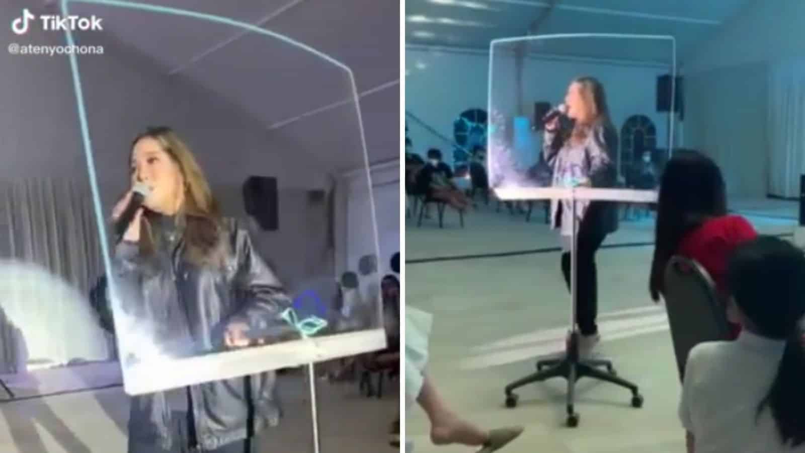 Moira Dela Torre goes viral for singing with ‘face shield pro max ...