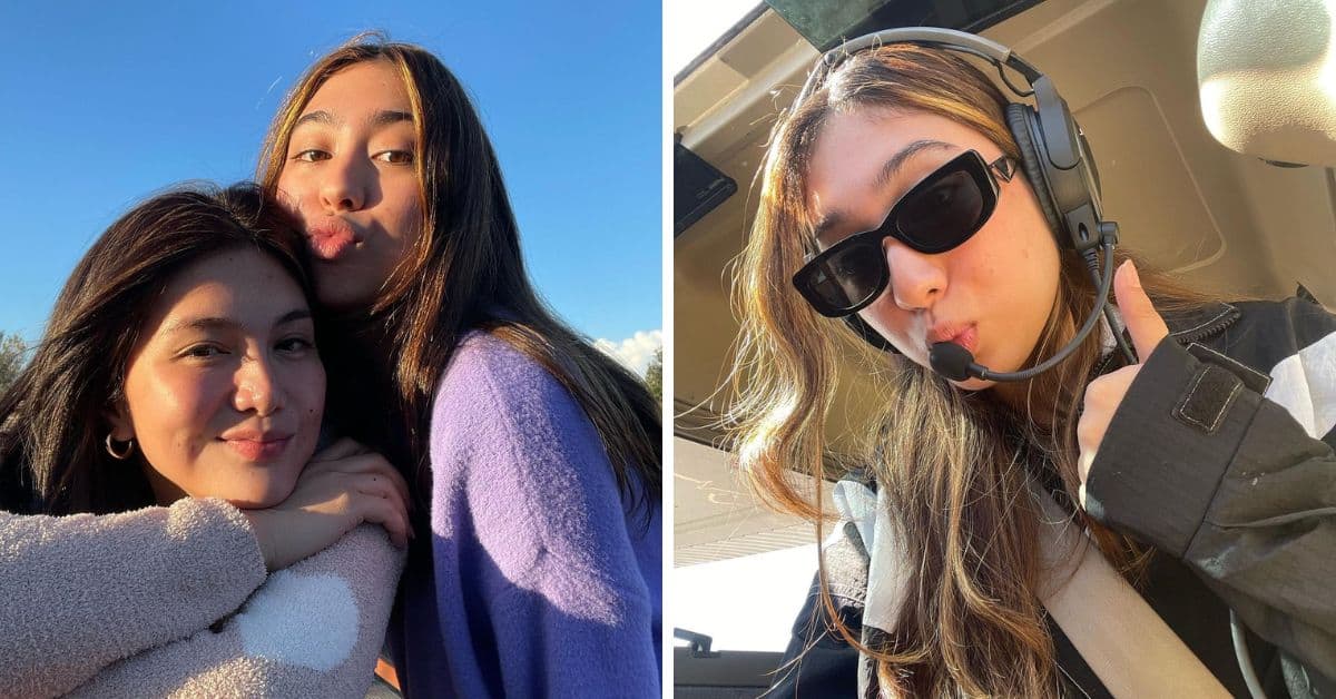 Dimples Romana’s 18-year-old daughter flies plane on her own - Latest Chika